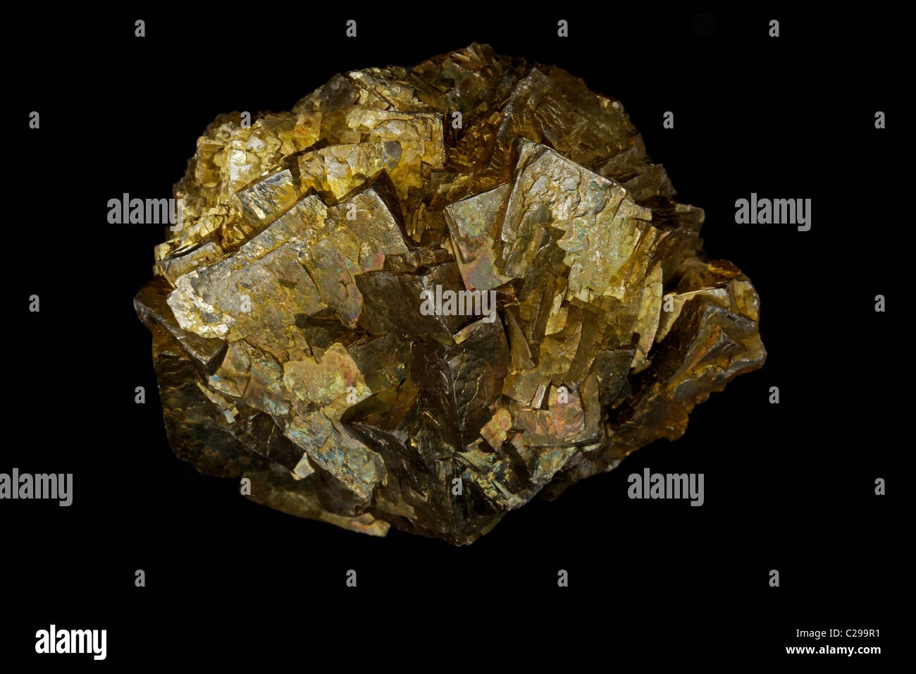 Pyrite (FeS2) (Iron sulfide) Popularly known as "fool's gold ...