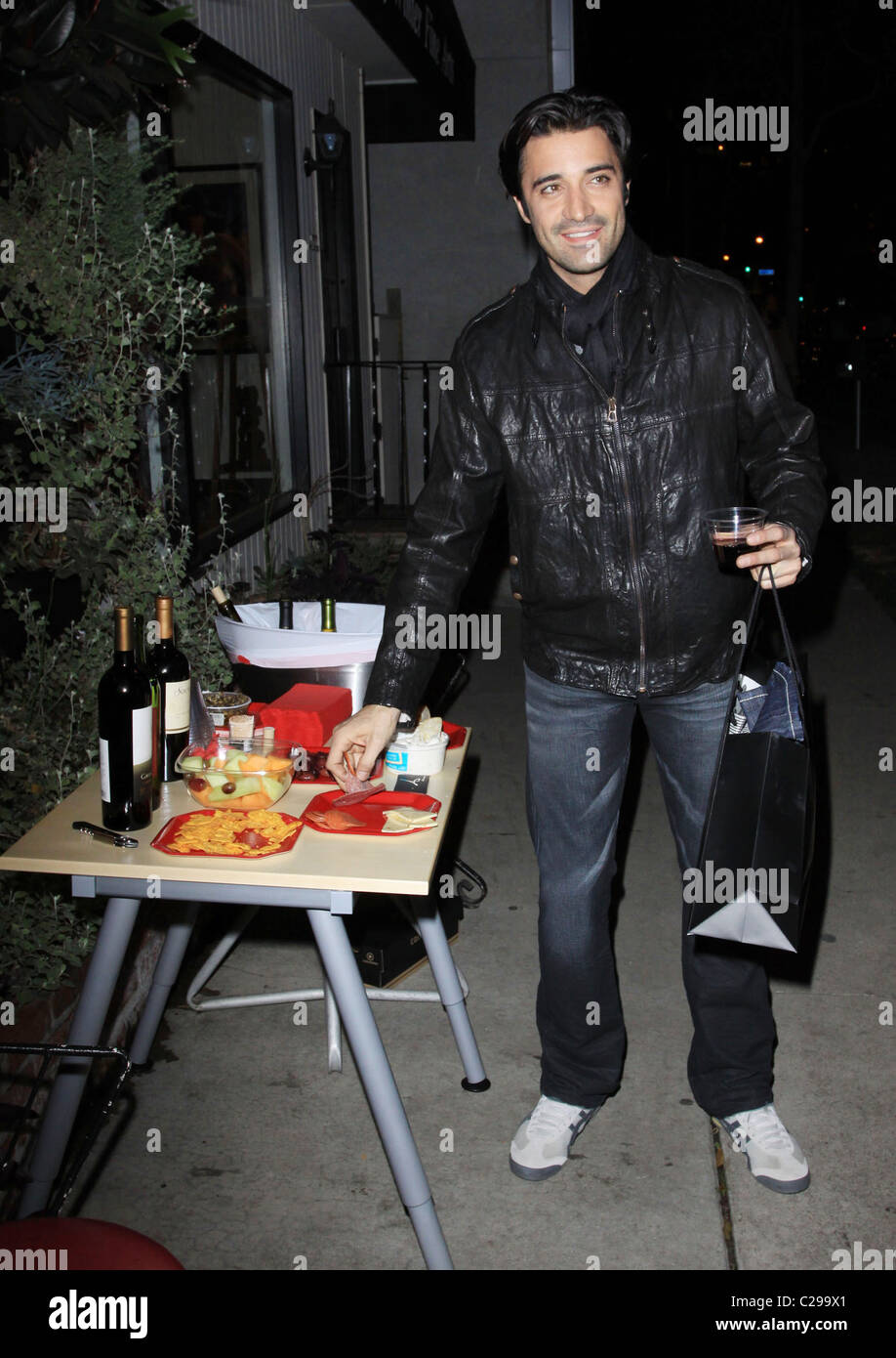 Gilles Marini French actor Gilles Marini visits Artisan De Luxe Store ...