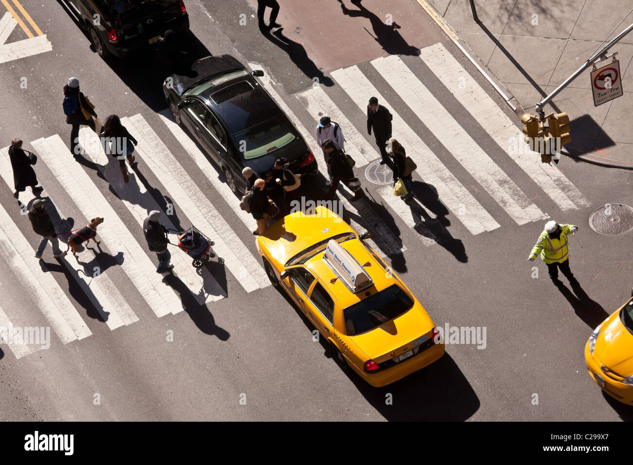 Blocking crosswalk hi-res stock photography and images - Alamy