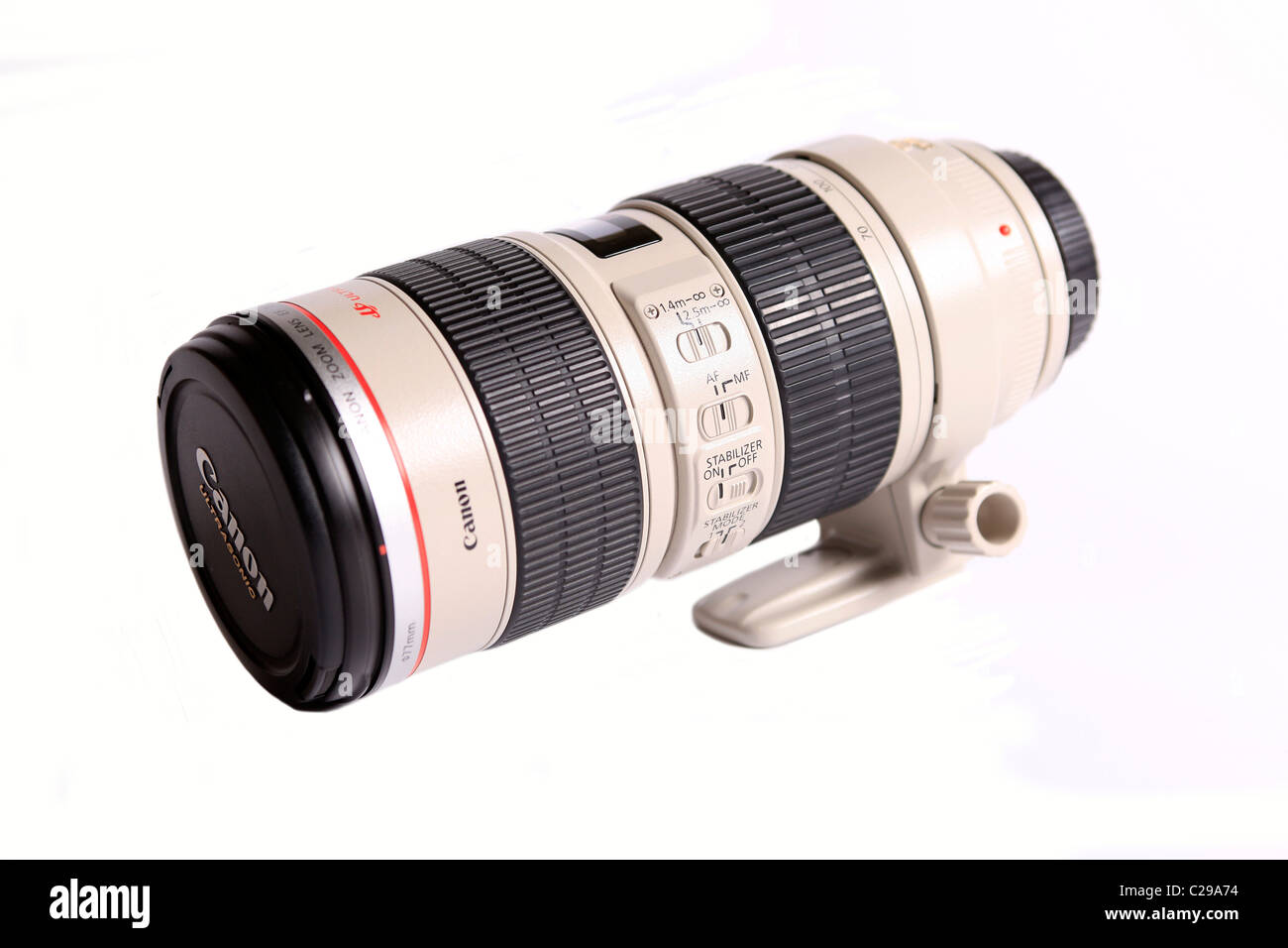 Modern Professional Camera 70-200mm Lens Stock Photo - Alamy