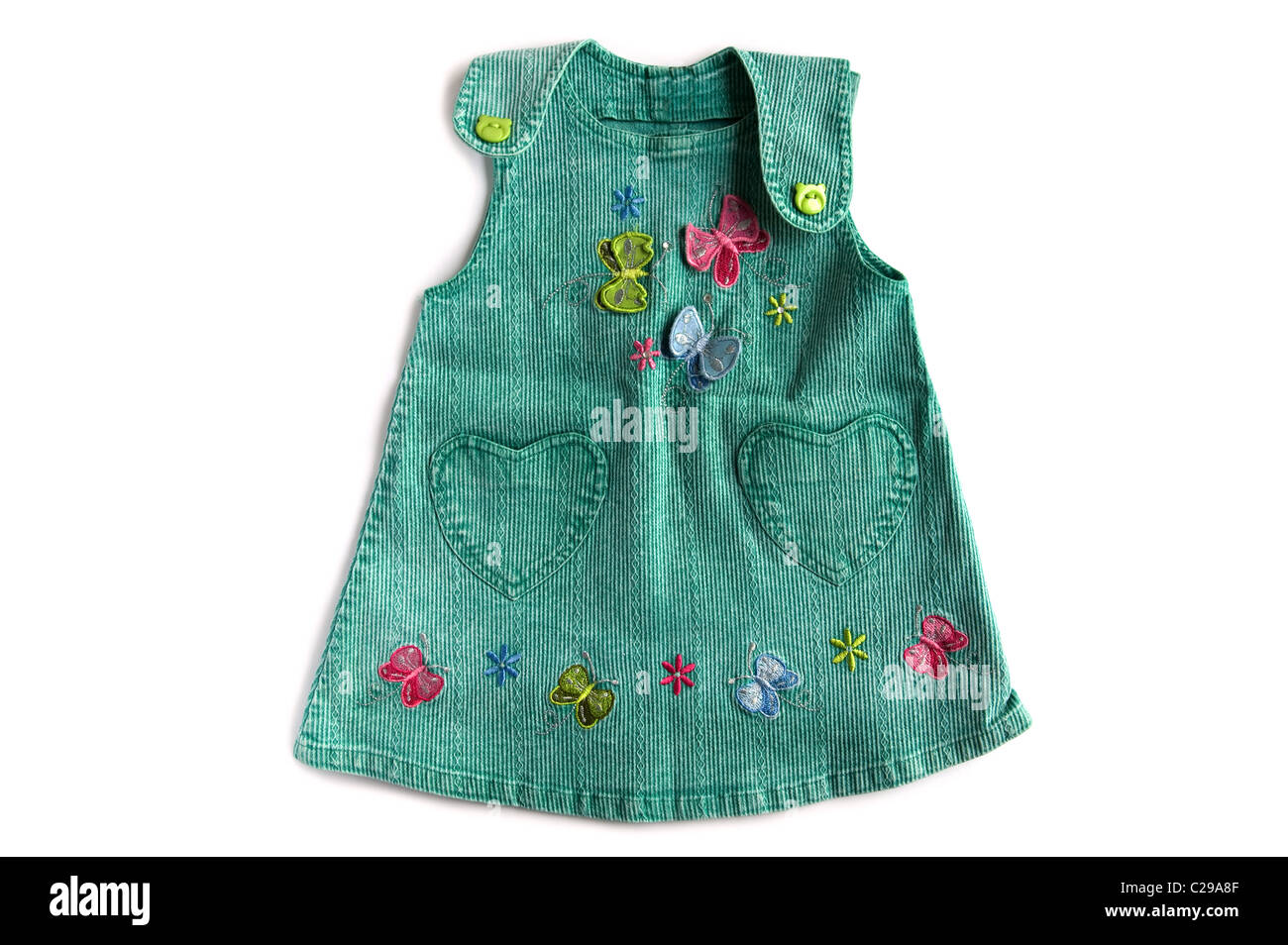 object on white - baby clothing close up Stock Photo - Alamy