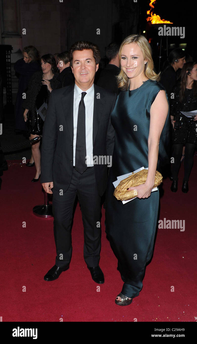 Simon Fuller and guest British Fashion Awards held at the Royal Courts ...