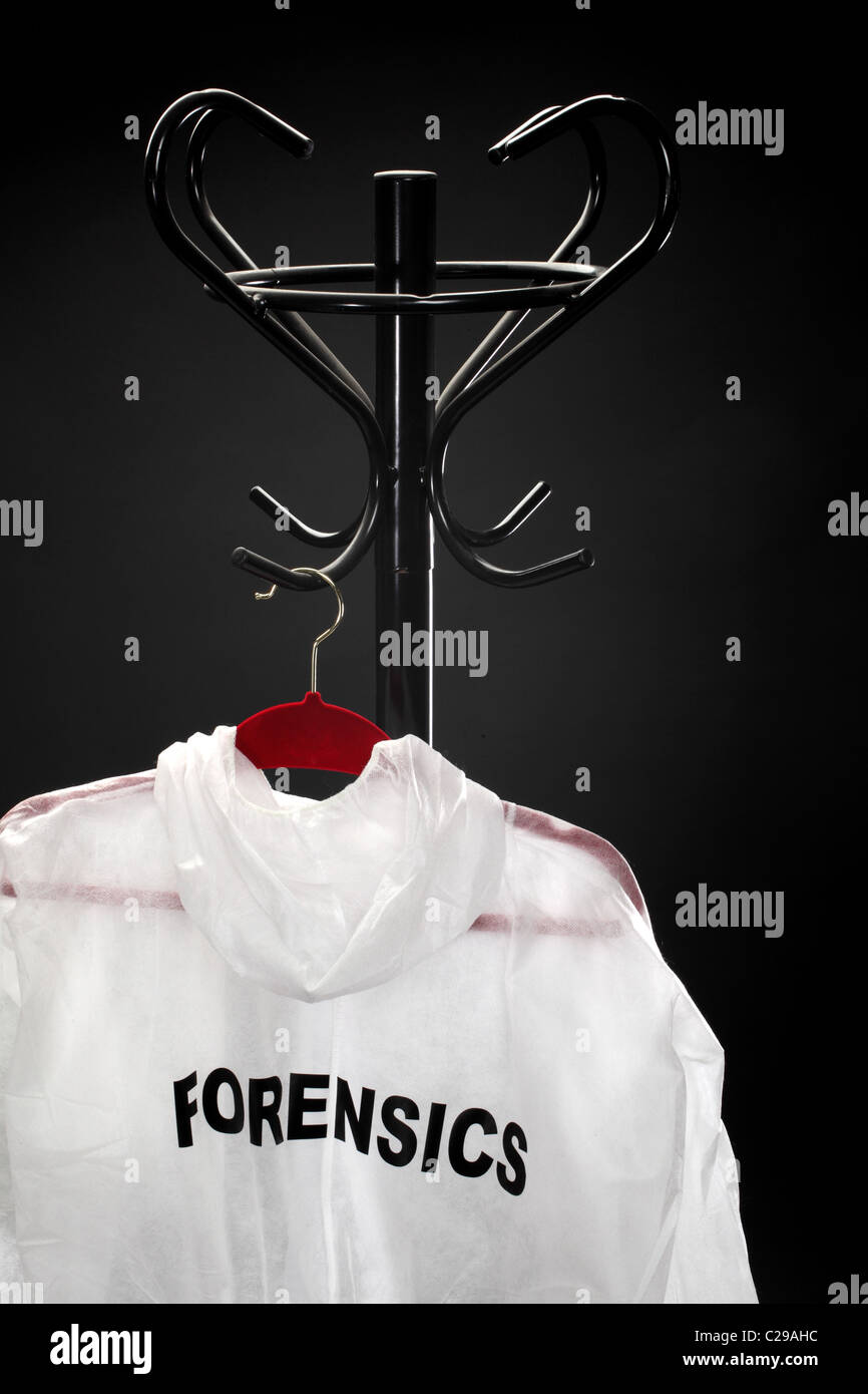 Forensics protective clothing Stock Photo - Alamy