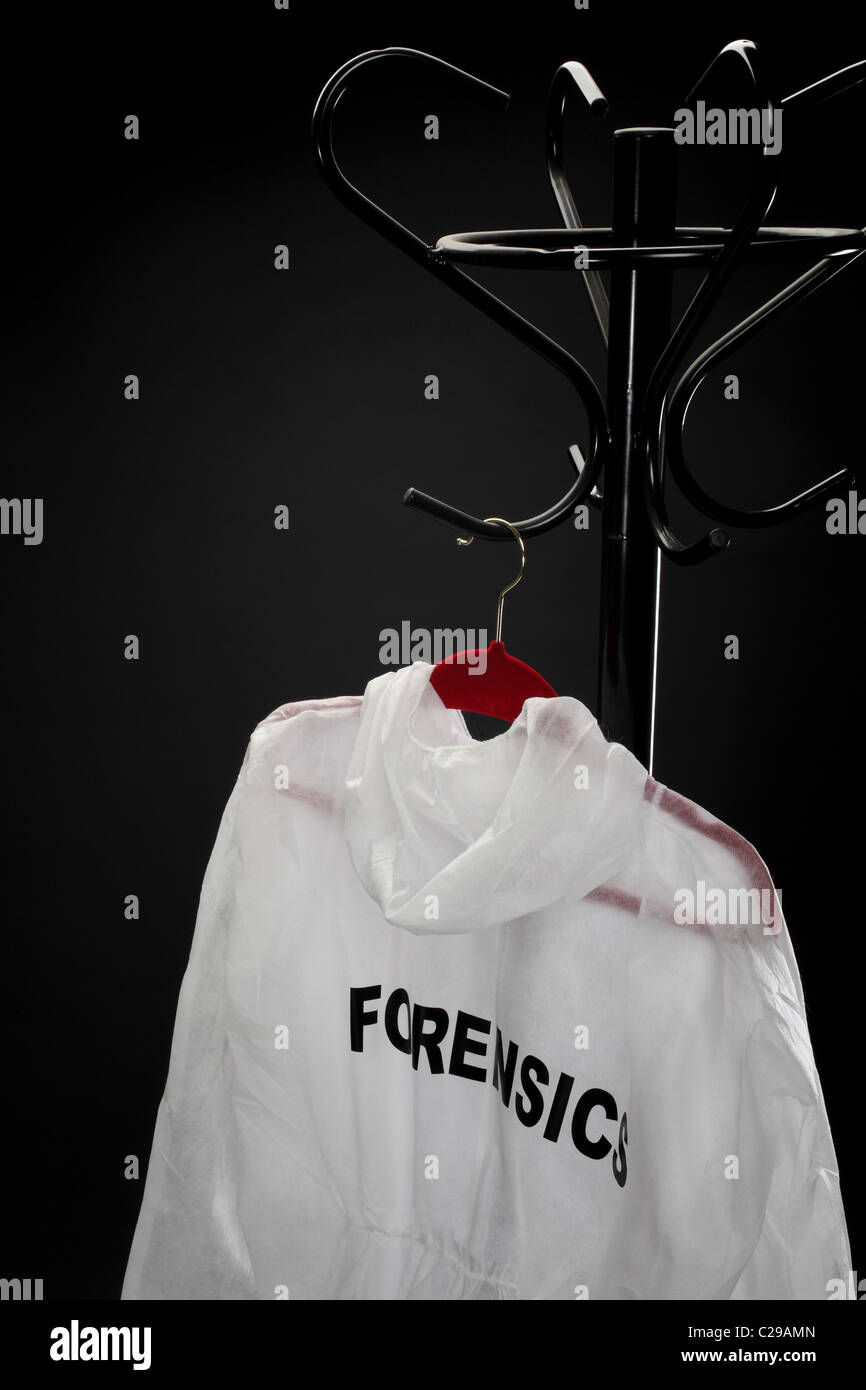Forensics protective clothing Stock Photo - Alamy