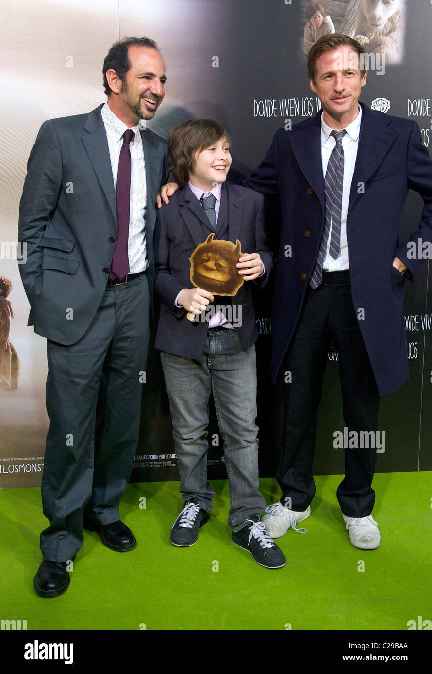 Vincent Landay, Max Records and director Spike Jonze attend 'Donde ...