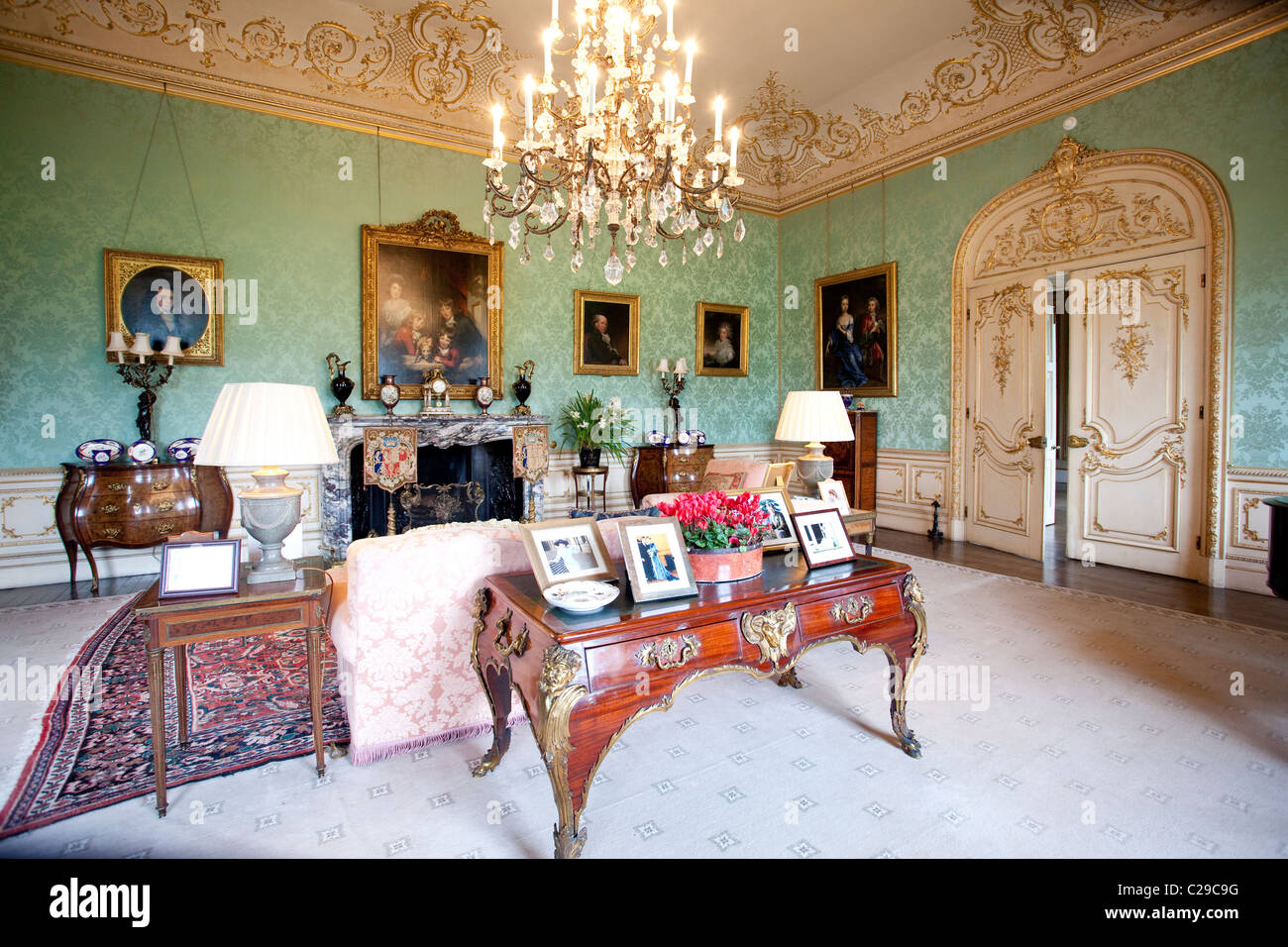 The Drawing Room, Highclere Castle, home of Lord and Lady Carnarvon ...
