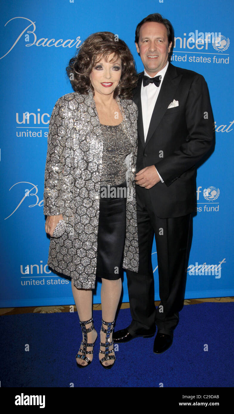 Joan Collins and Percy Gibson UNICEF Ball Honoring Jerry Weintraub held ...