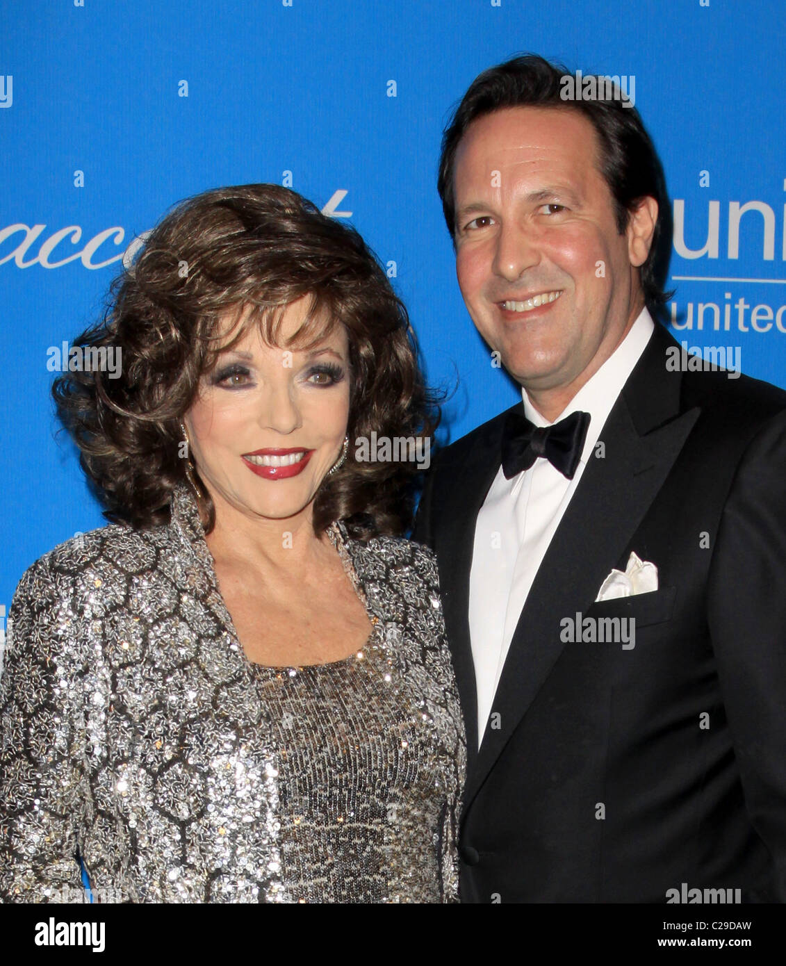 Joan Collins and Percy Gibson UNICEF Ball Honoring Jerry Weintraub held ...