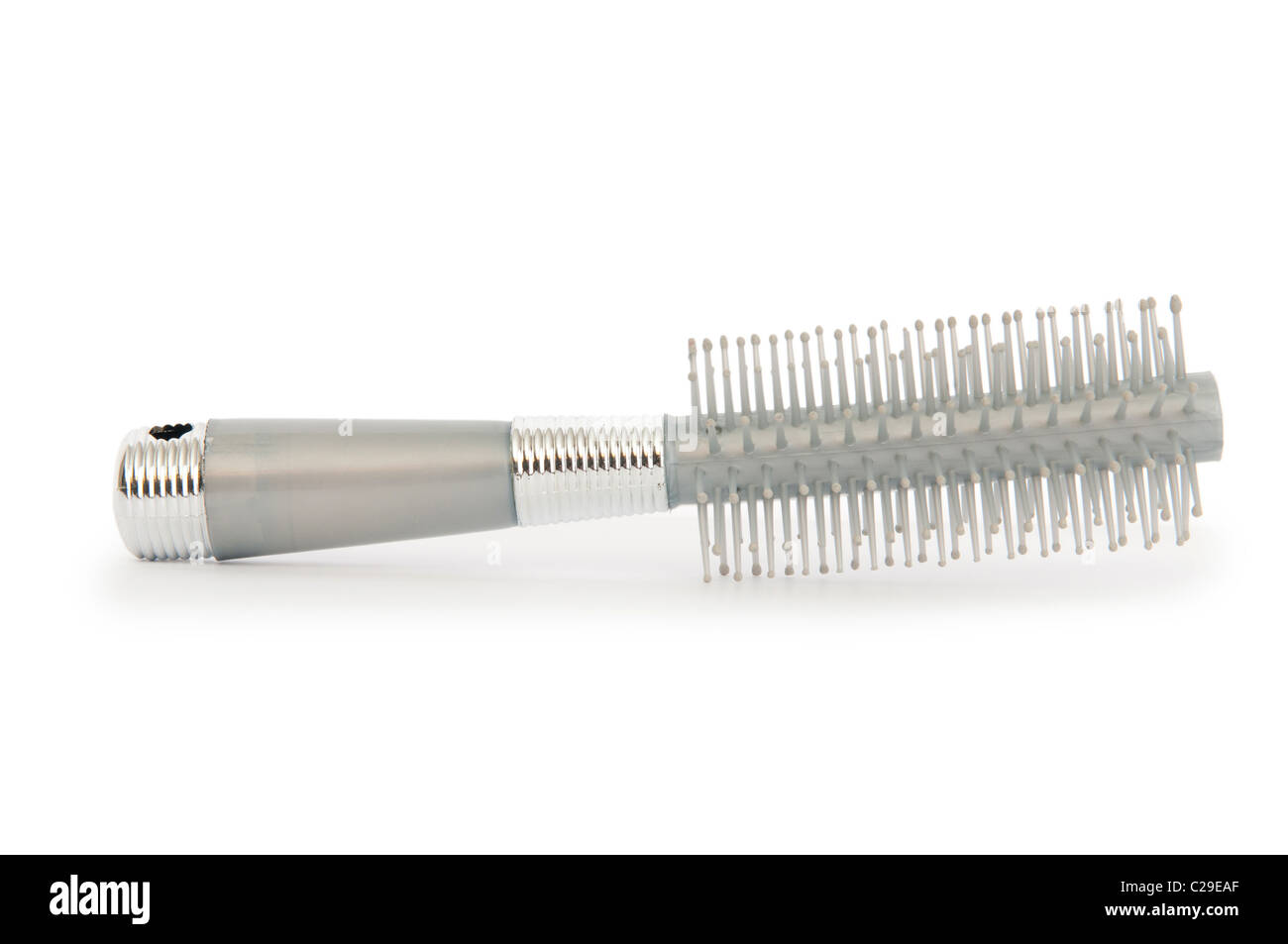 Grey comb isolated on the white background Stock Photo - Alamy