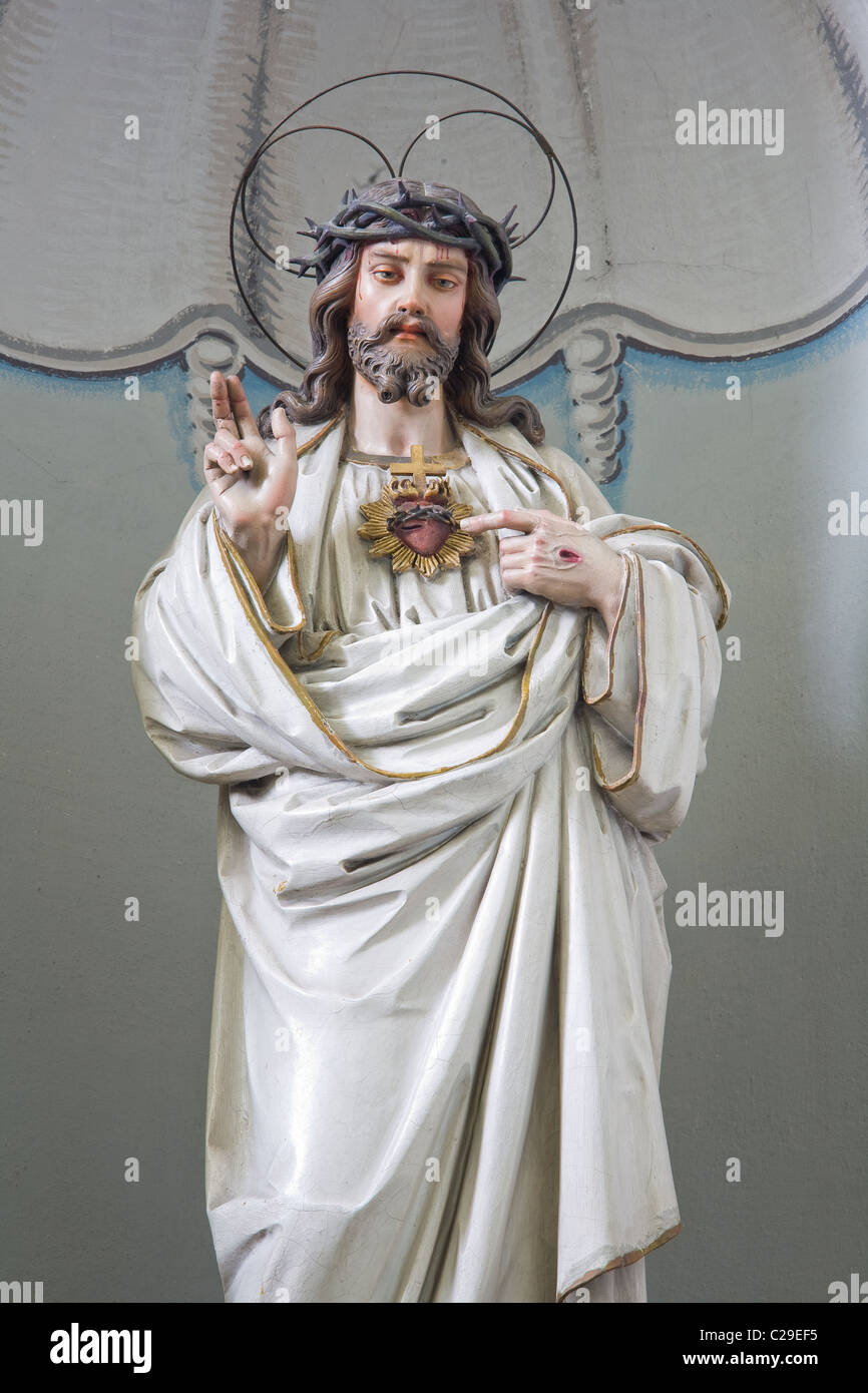Small sculpture of Jesus Christ Stock Photo - Alamy