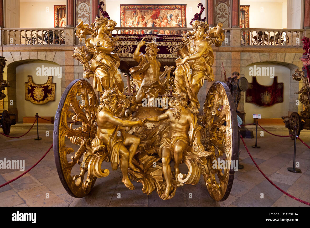 Pope Clement XI Embassy Coach (of the Oceans), built in 1716. National ...