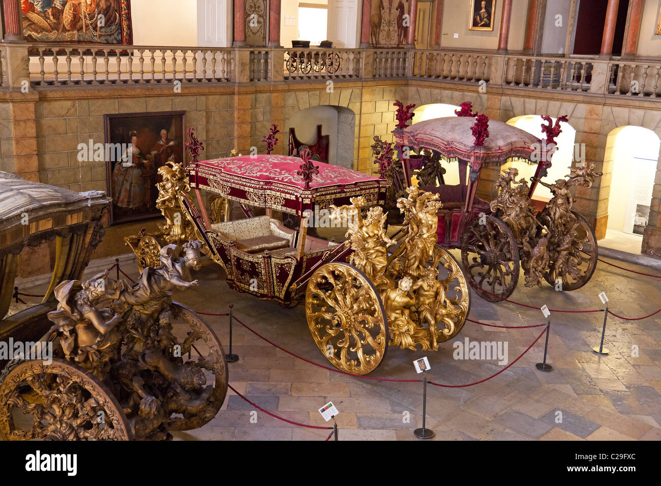 Pope Clement XI Embassy Coach (of the Oceans), built in 1716. National ...