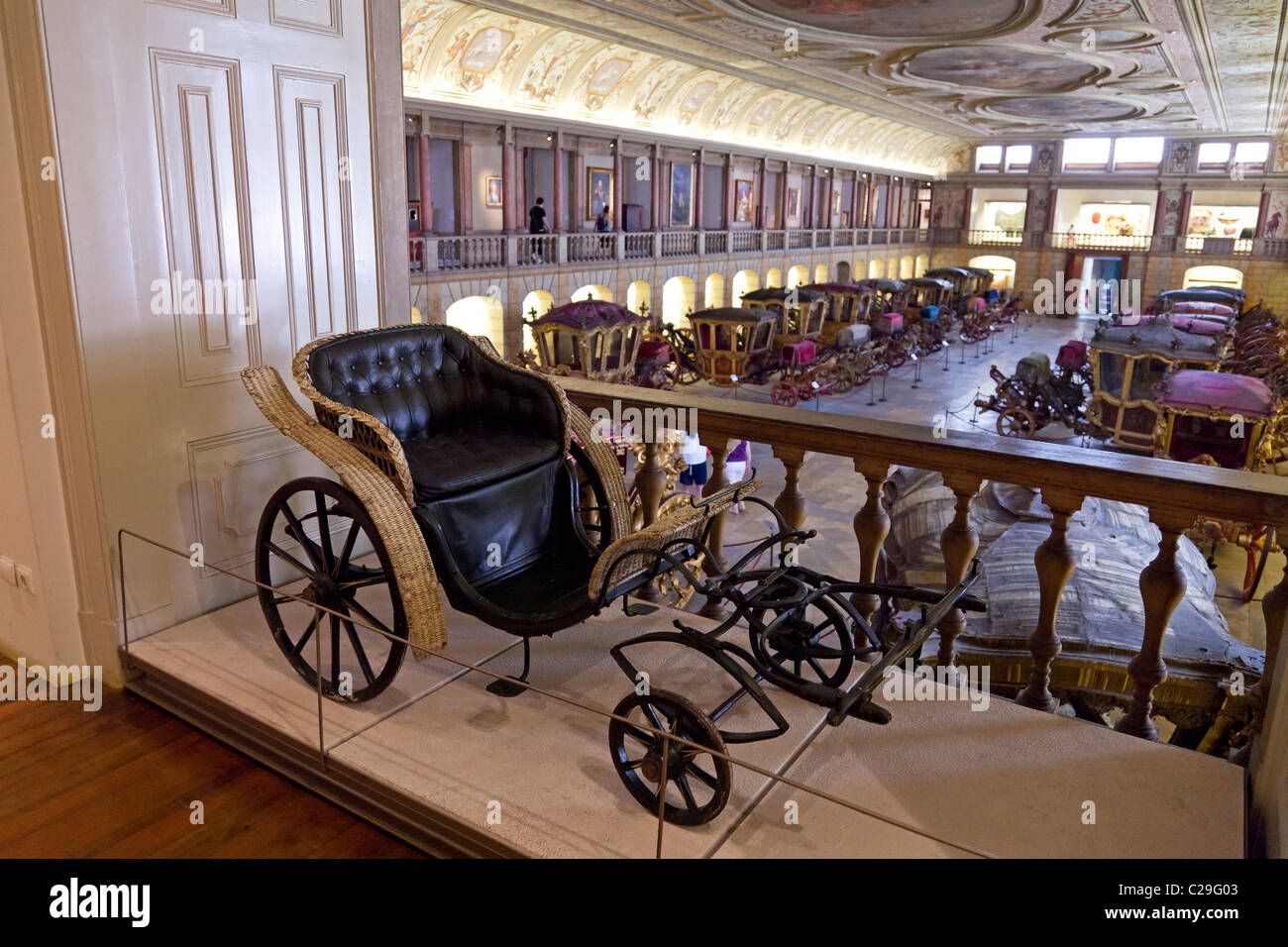Cabriolet for a child made of wicker. Milord style (19th cent - end ...