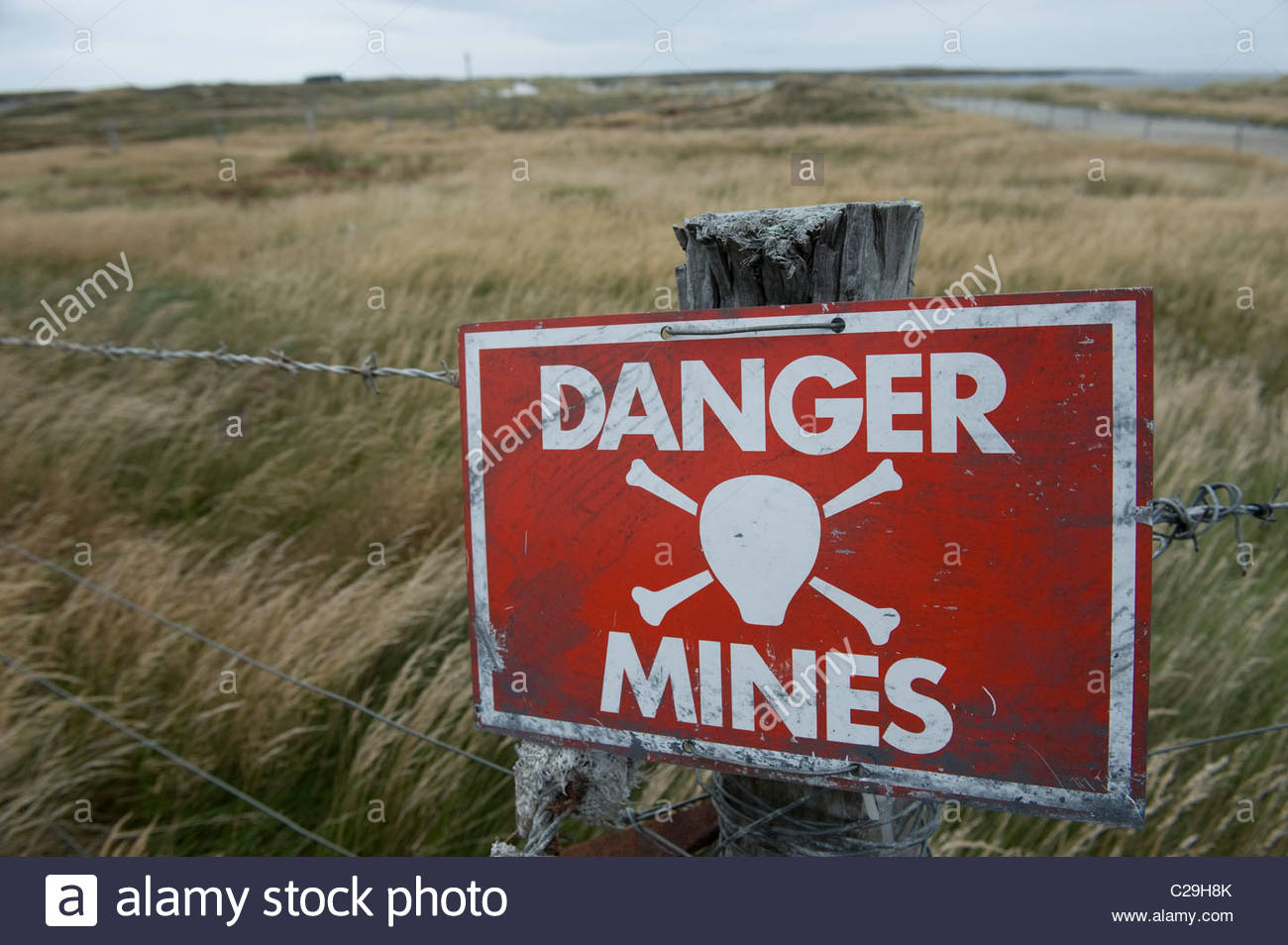 Sign Warning Land Mines In Stock Photos & Sign Warning Land Mines In ...