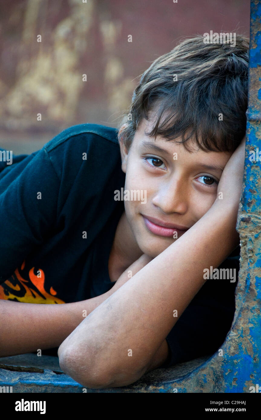 Teenager portrait Costa Rica Stock Photo - Alamy