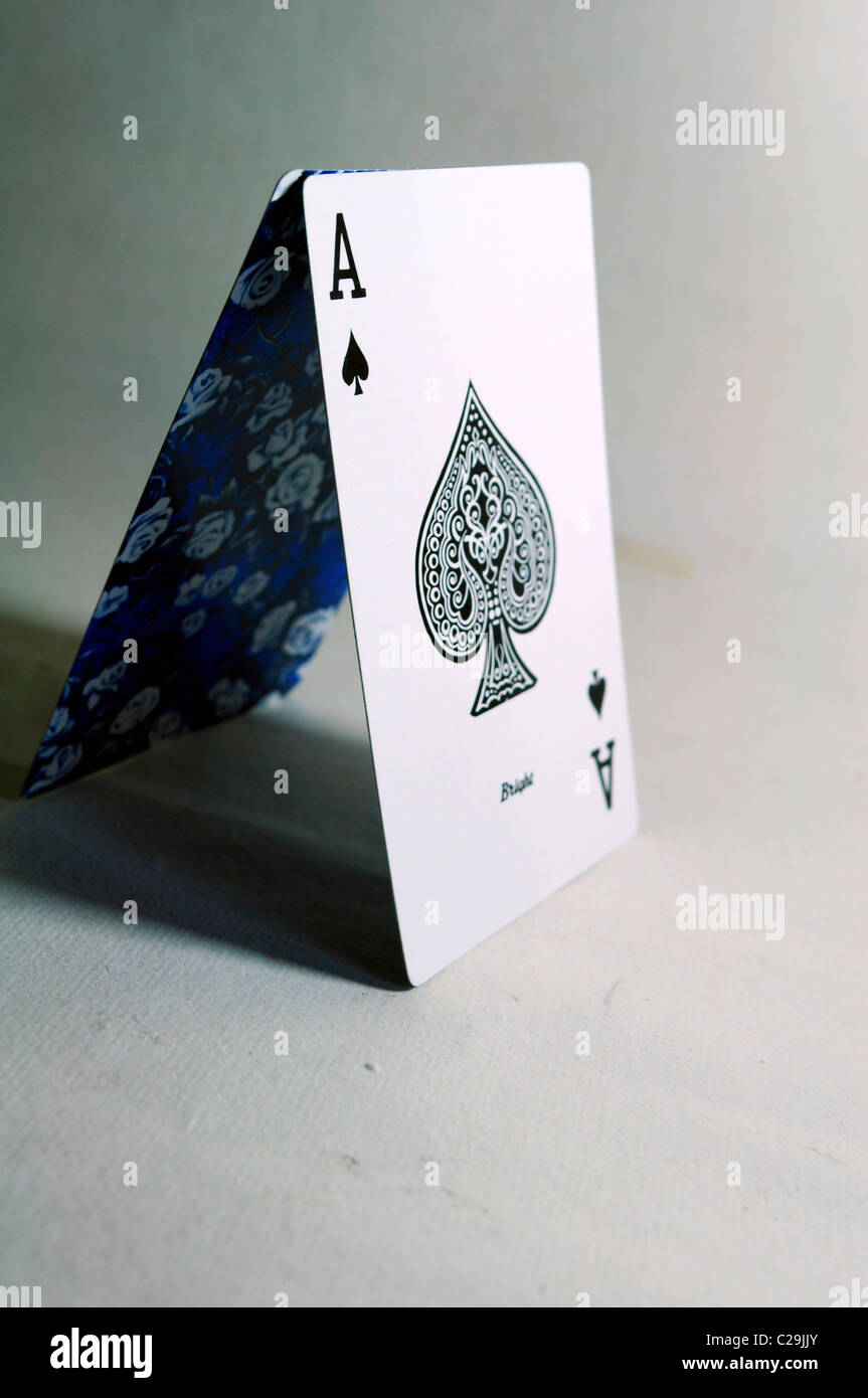 ace Card Pyramid Stock Photo - Alamy