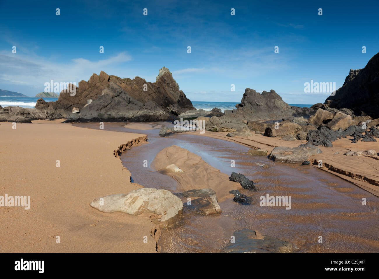 Laga beach spain hi-res stock photography and images - Alamy