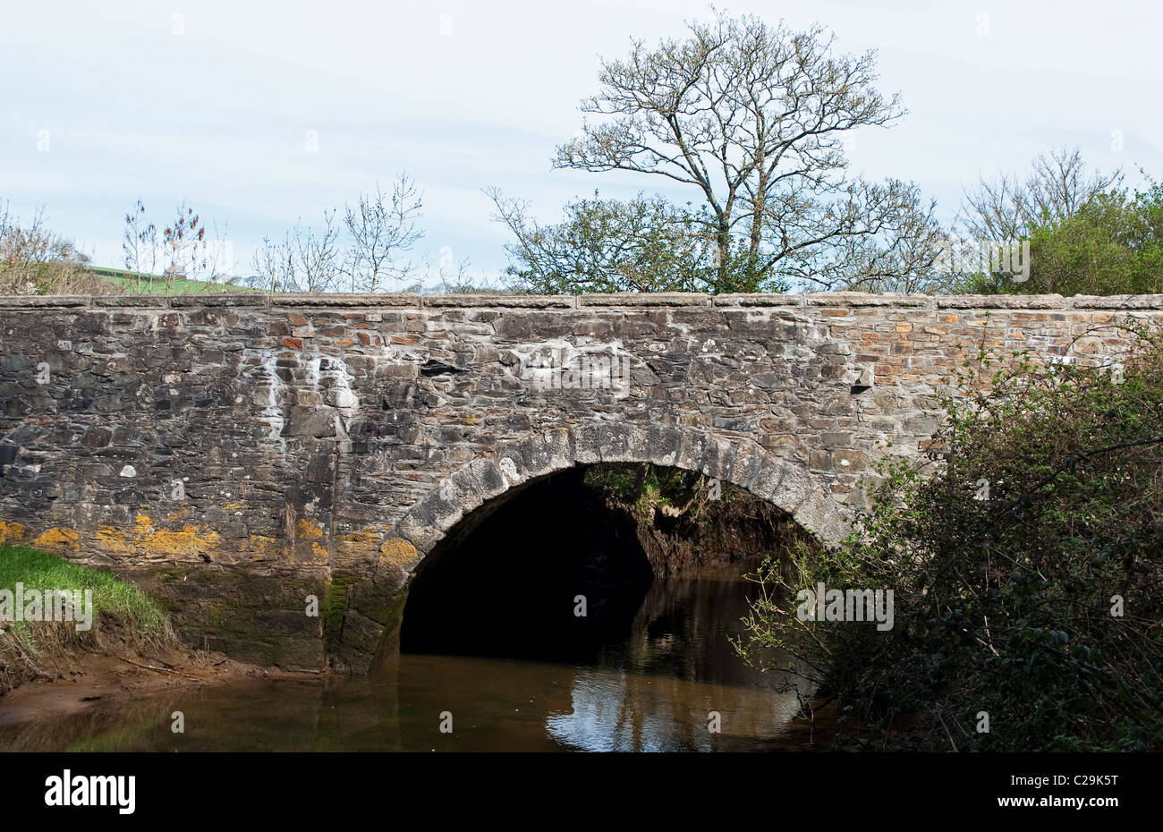 Tresillian bridge, Tresillian near truro in Cornwall, Uk Stock Photo ...