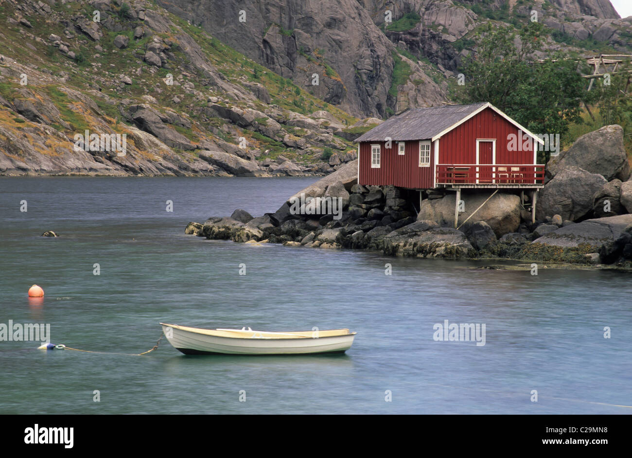 Nusfjord, Moskenesøya, Lofoten Islands, Norway Stock Photo - Alamy