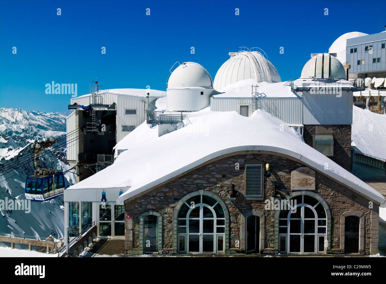 The Observatory Of Pic Du Midi De Bigorre, Hautes Pyrenees, Midi ...