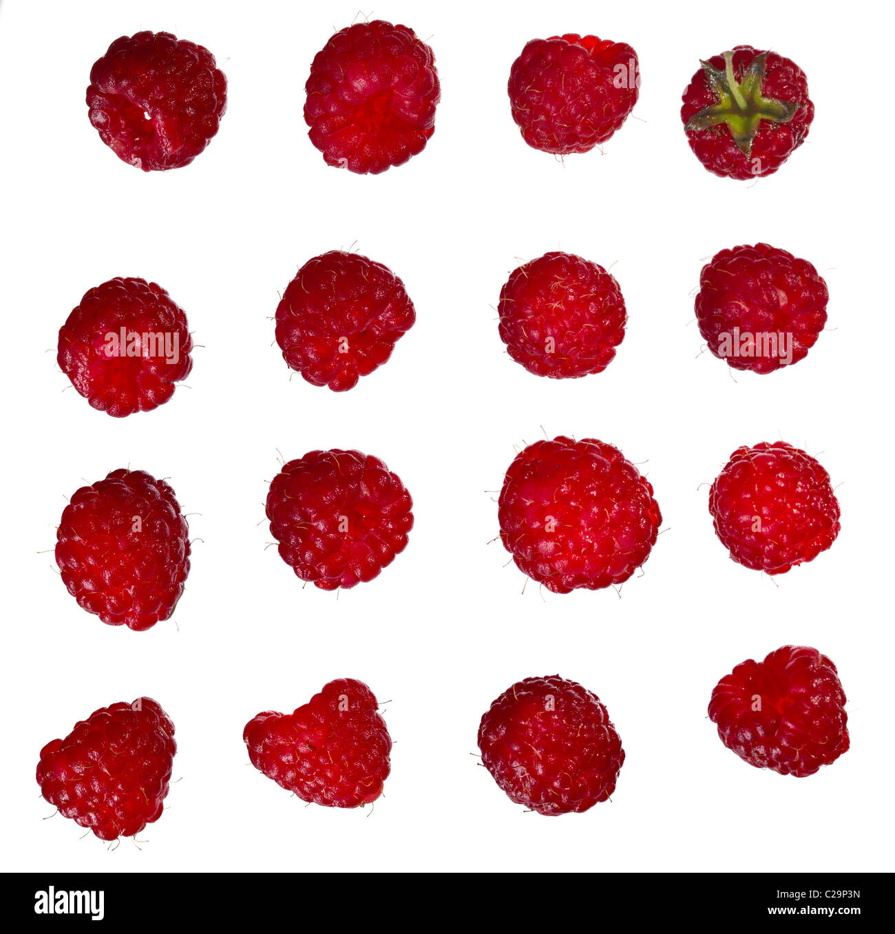 A heap of red raspberries, just waiting for some cream Stock Photo - Alamy