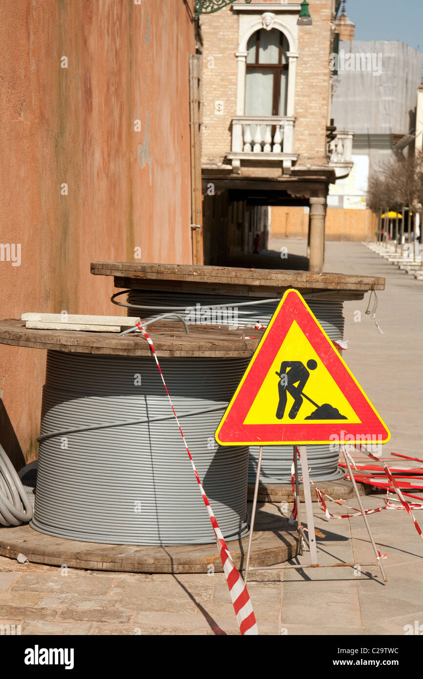 Road works hi-res stock photography and images - Alamy