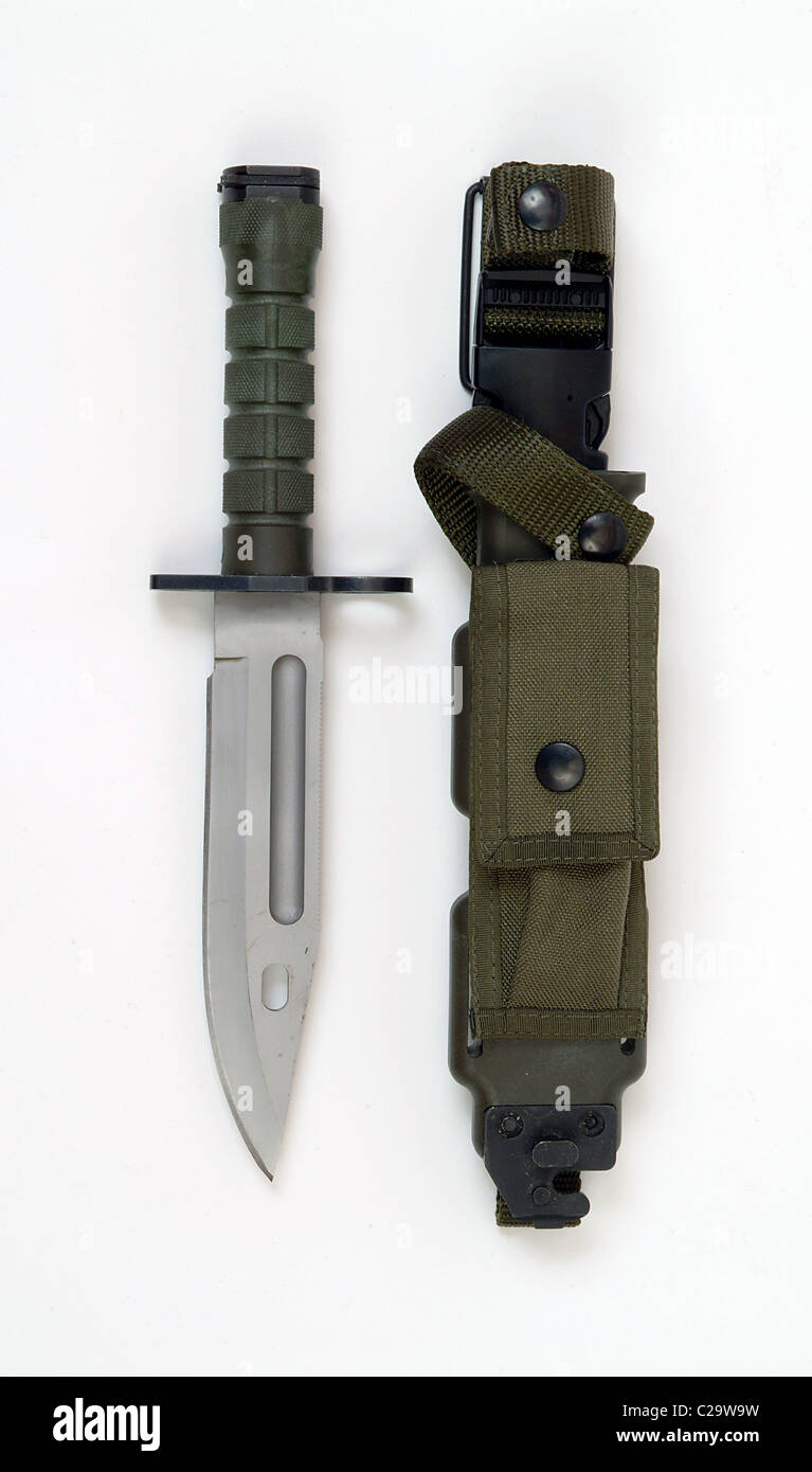 Current issue American M9 bayonet as used in Afghanistan and Iraq by US ...
