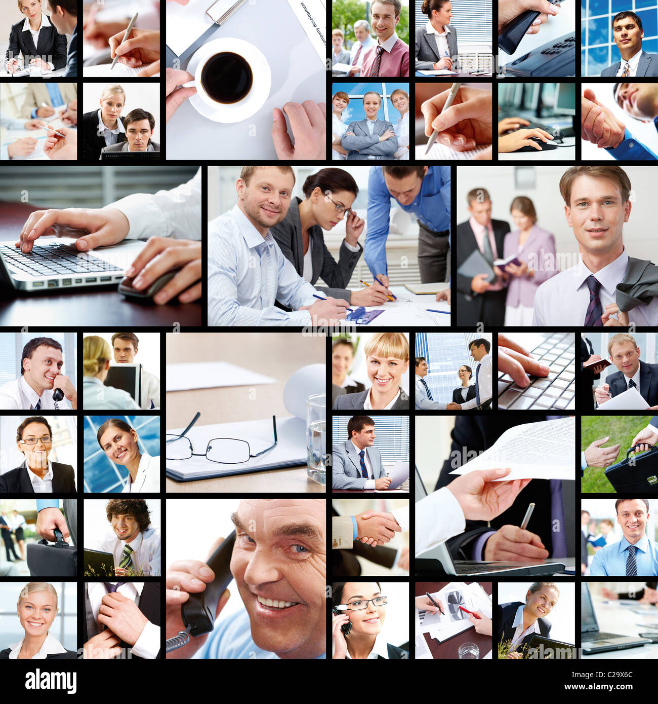 Business People Collage