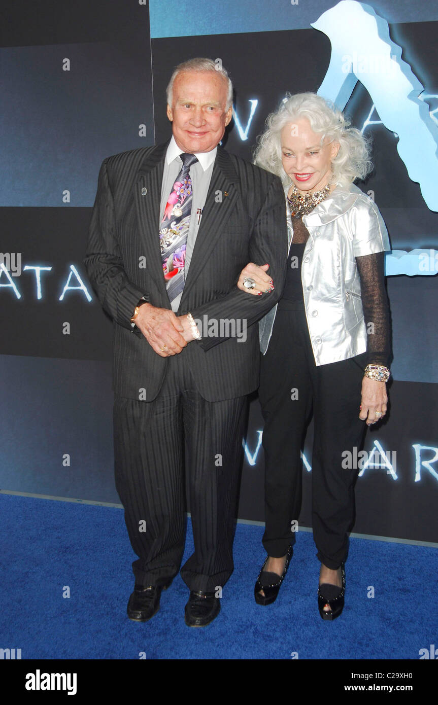 Buzz Aldrin and wife Lois Aldrin Los Angeles Premiere of "Avatar" held ...