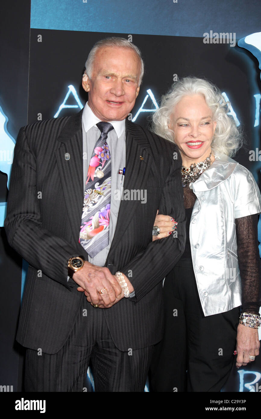 Buzz Aldrin & Lois Aldrin Los Angeles Premiere of "Avatar" held at the ...