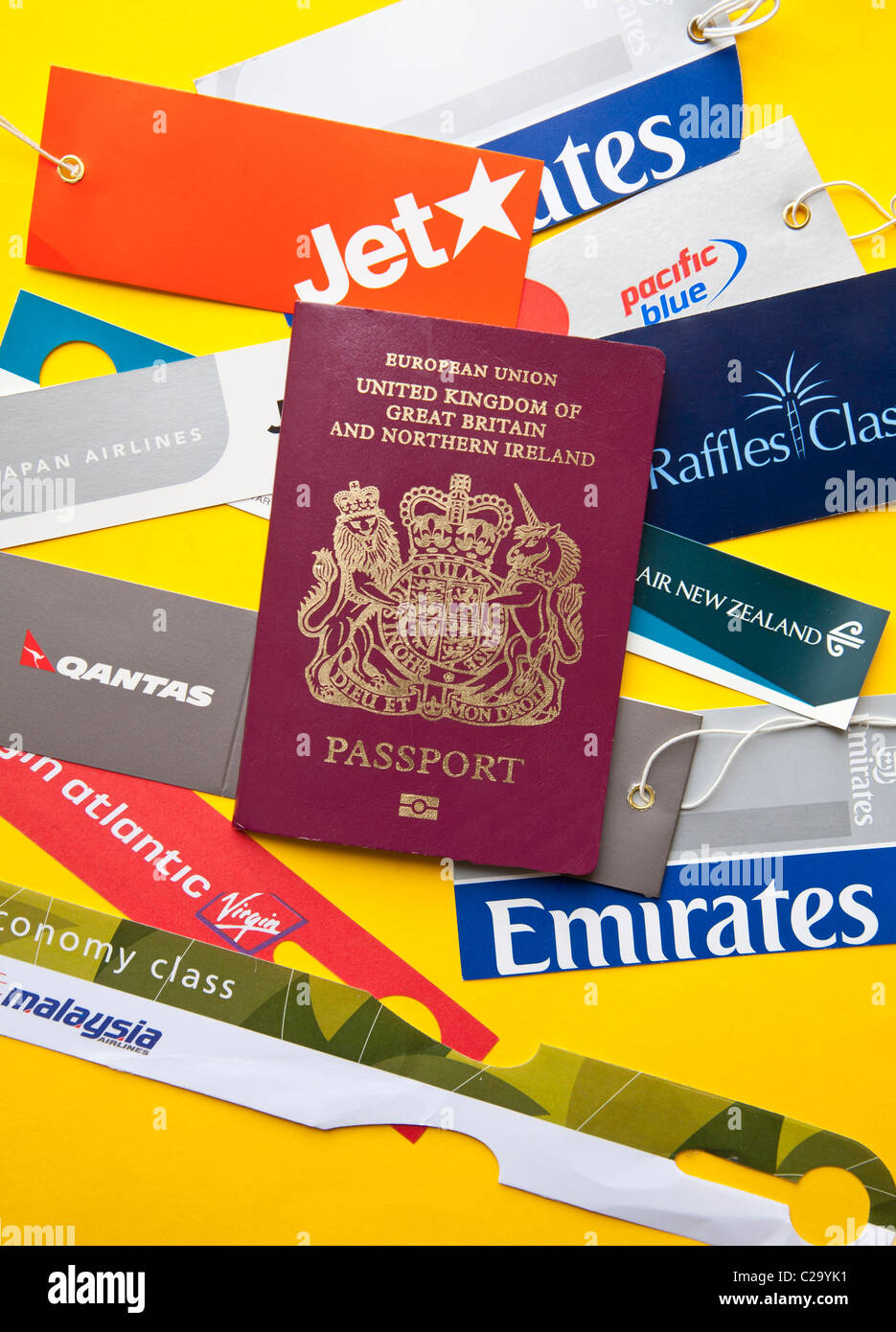 Yellow identification tags hi-res stock photography and images - Alamy