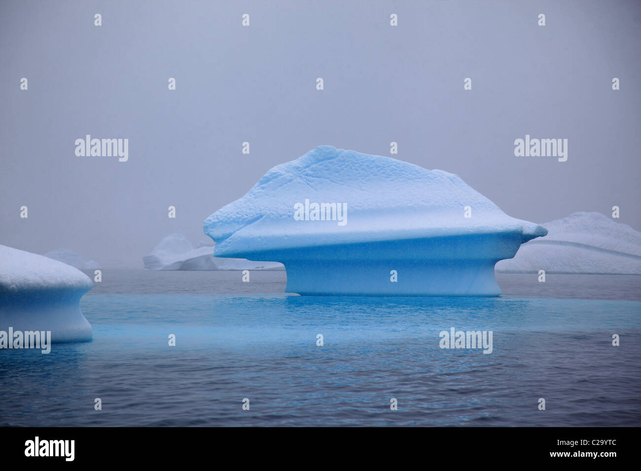Spectacular blue iceberg in [Pleneau Bay], [West Graham Land ...