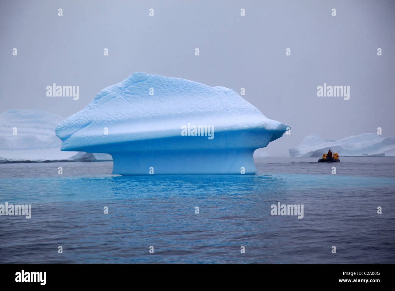 Spectacular blue iceberg in [Pleneau Bay], [West Graham Land ...