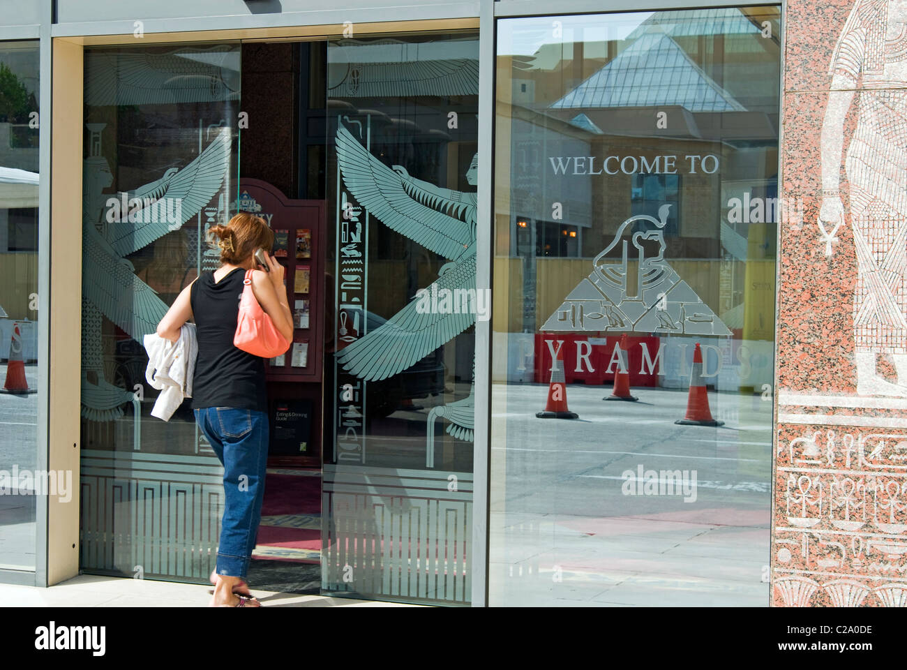 Pyramids Mall, Dubai, United Arab Emirates, Middle East Stock Photo - Alamy
