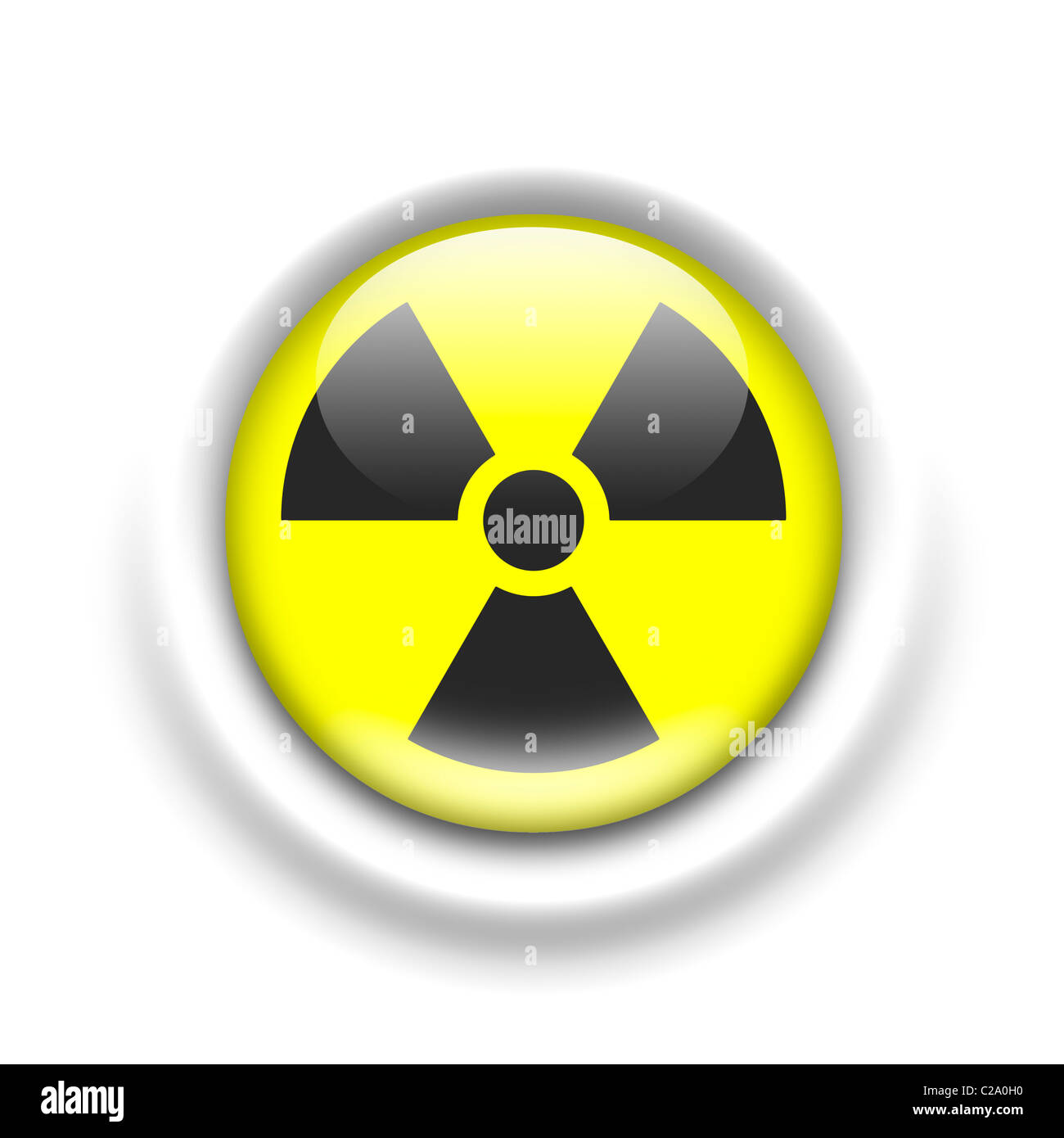 Radioactive symbol flag Cut Out Stock Images & Pictures - Alamy