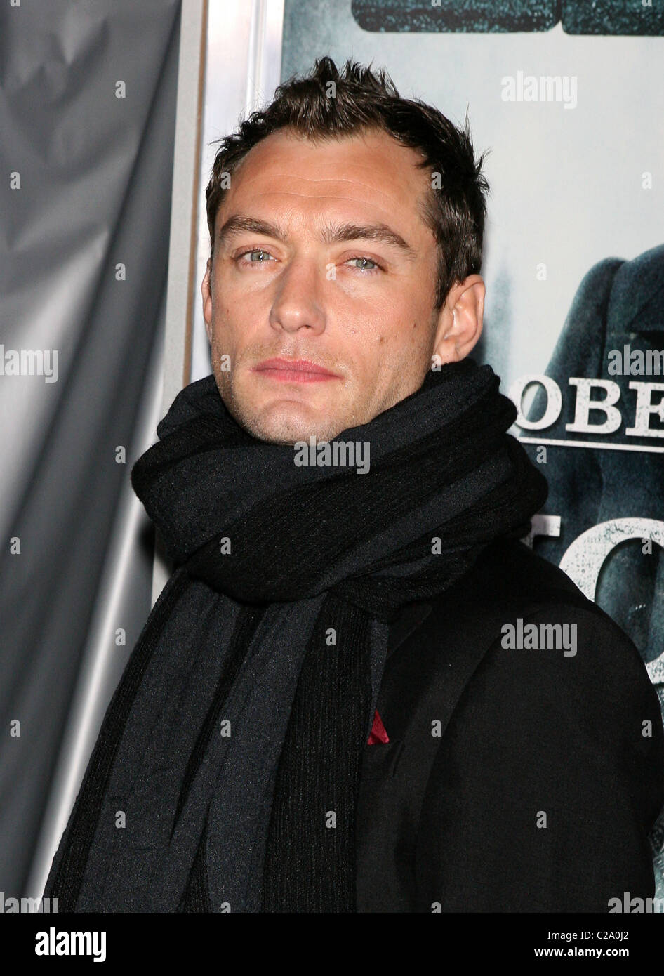 Jude Law New York premiere of 'Sherlock Holmes' at Alice Tully Hall ...