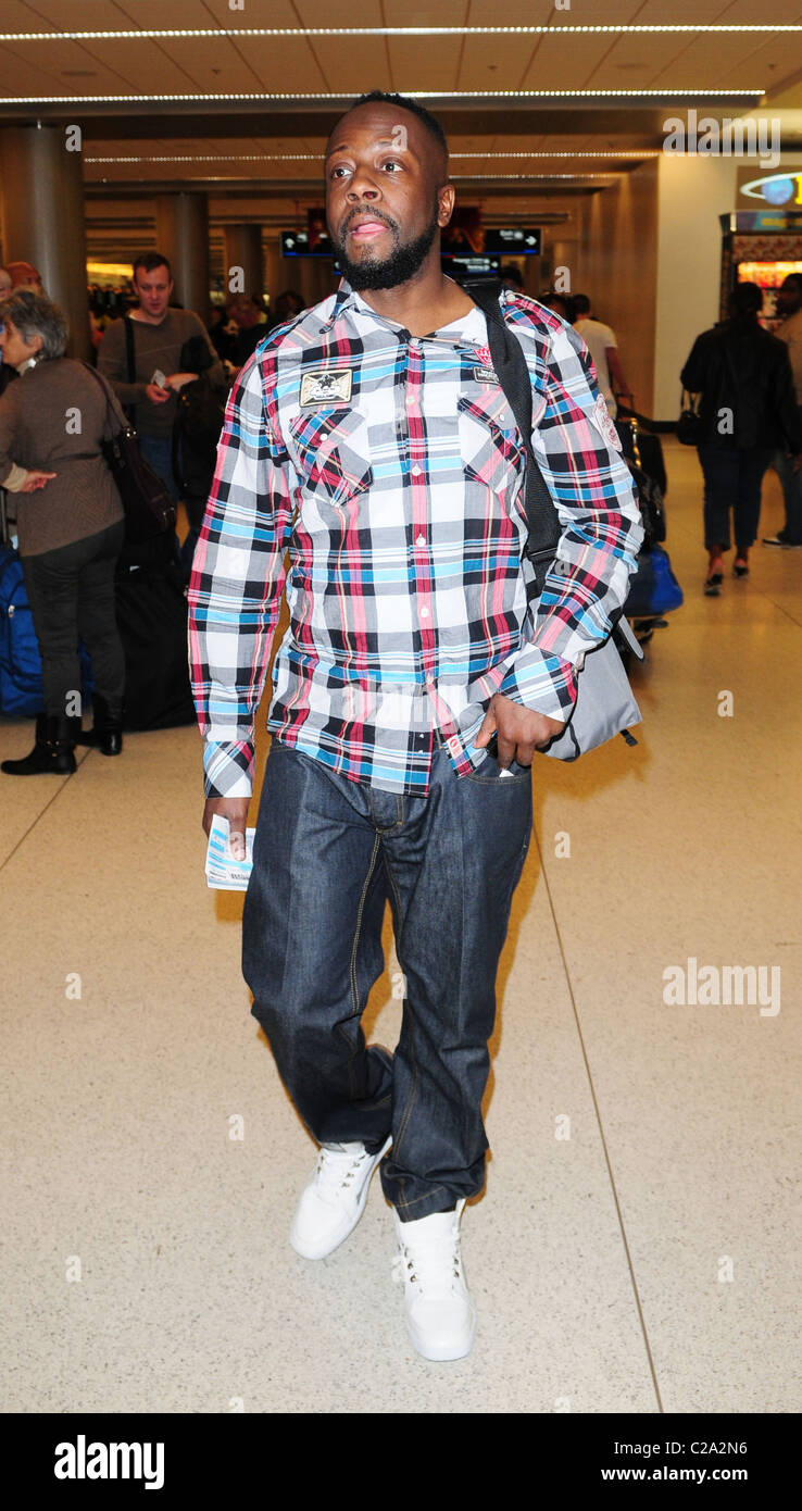 Wyclef Jean leaves Miami International Airport flying home to Haiti for ...