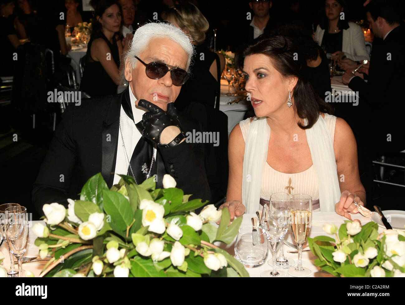 Karl Lagerfeld and Princess Caroline of Hanover Russian ballet ...