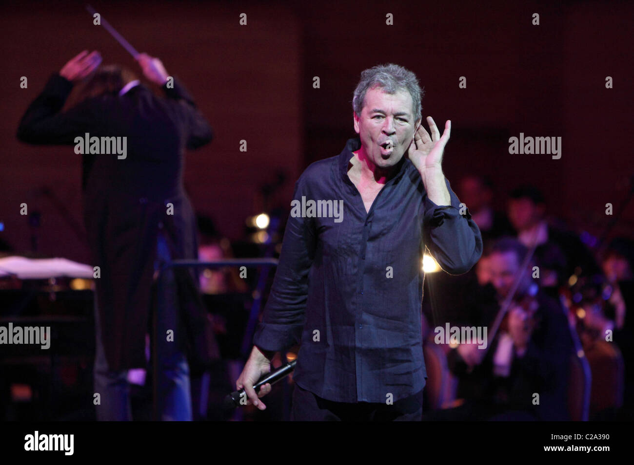 Ian Gillan The English rock music vocalist and songwriter performing ...