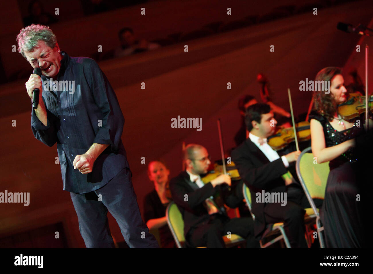 Ian Gillan The English rock music vocalist and songwriter performing ...