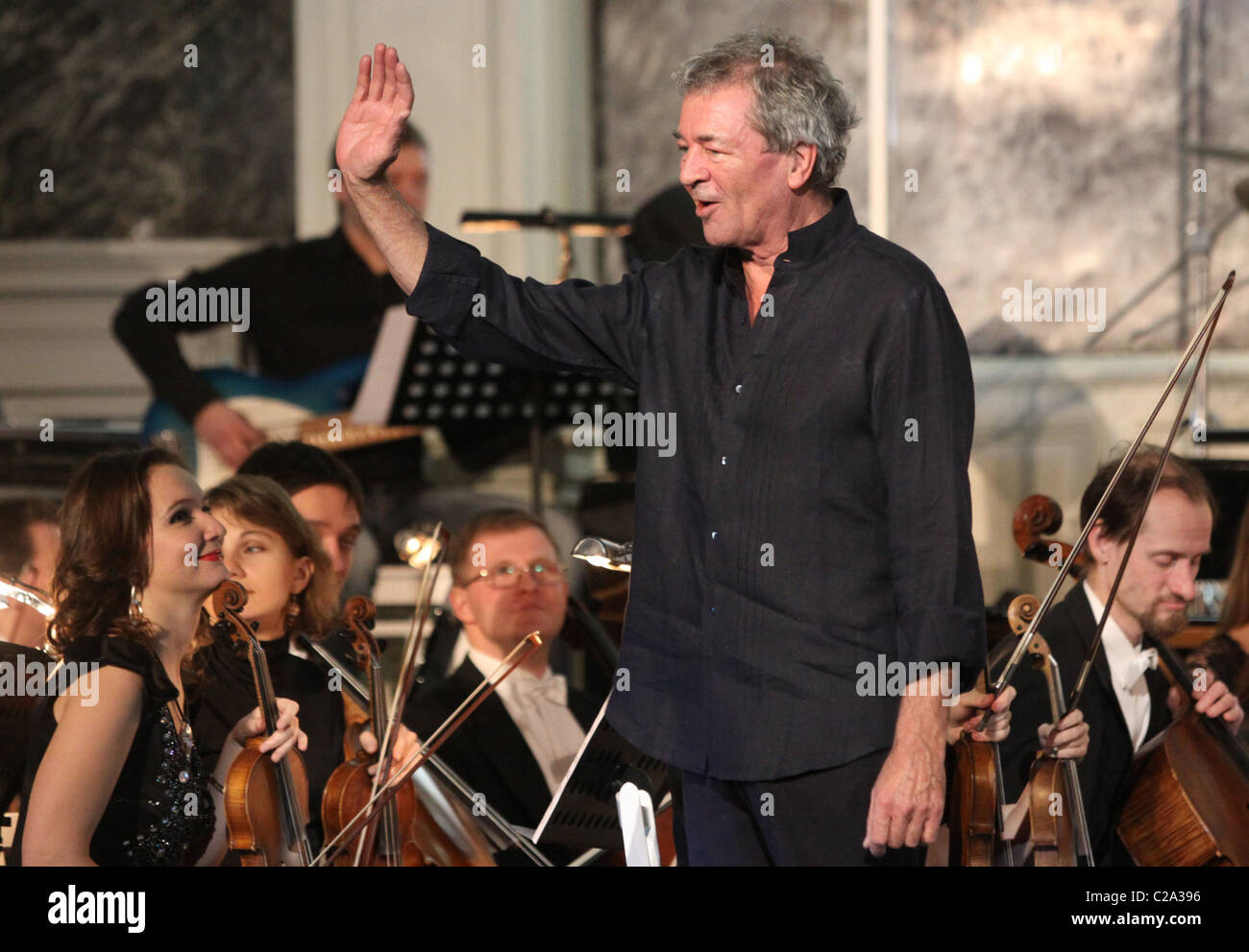 Ian Gillan The English rock music vocalist and songwriter performing ...