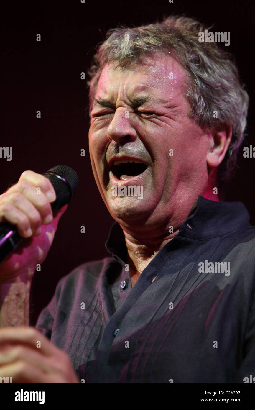 Ian Gillan The English rock music vocalist and songwriter performing ...