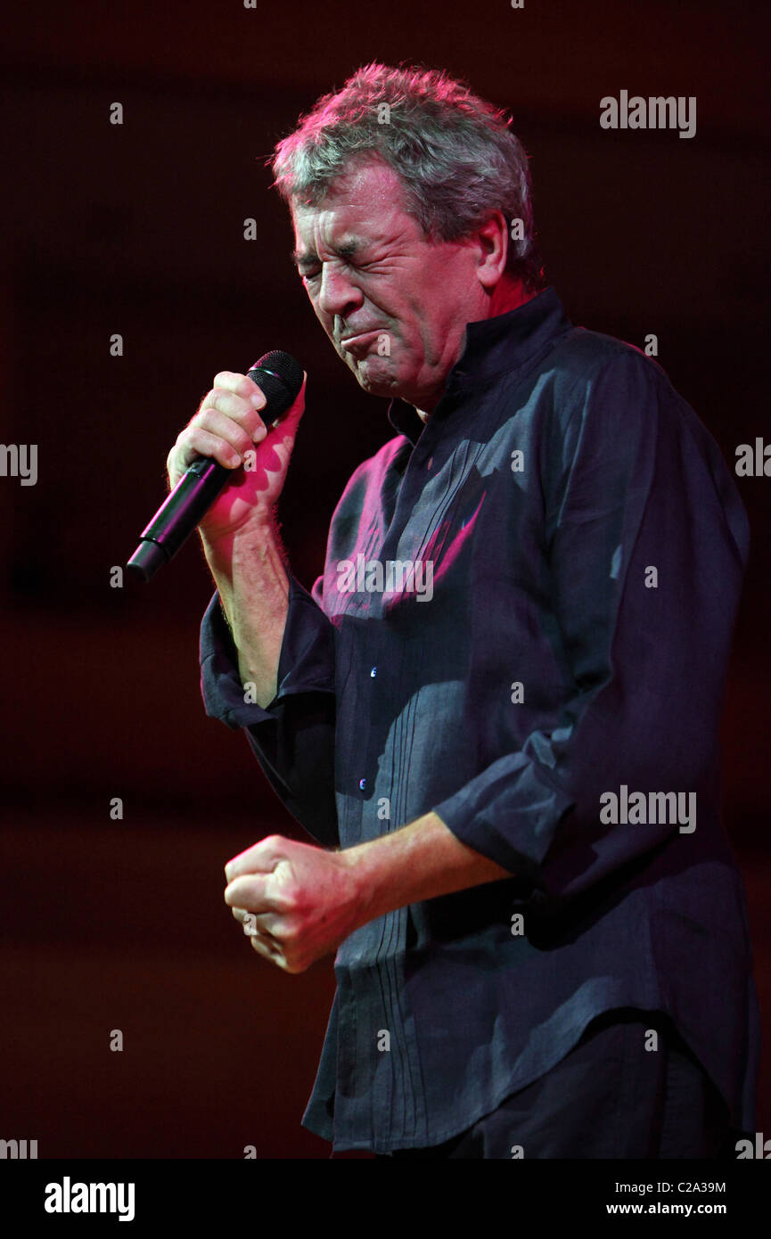 Ian Gillan The English rock music vocalist and songwriter performing ...