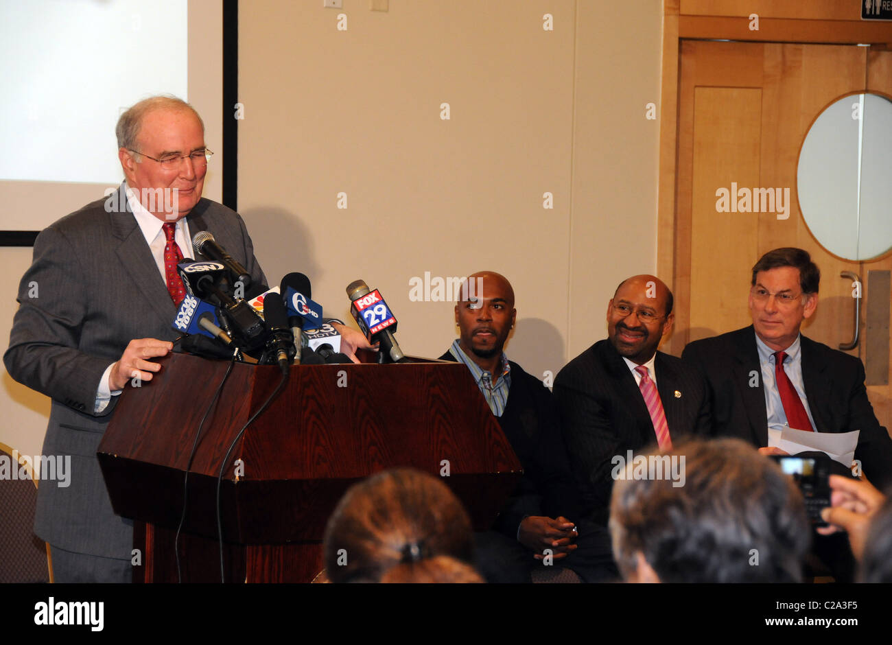 David Montgomery, Pres Phillies, Sam Katz, Jimmy Rollins and Mayor ...