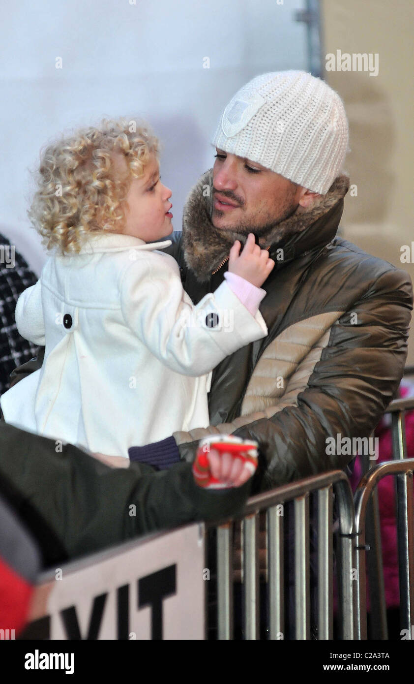 Peter Andre with Princess Tiaamii at 'Winter Wonderland' in Hyde Park ...