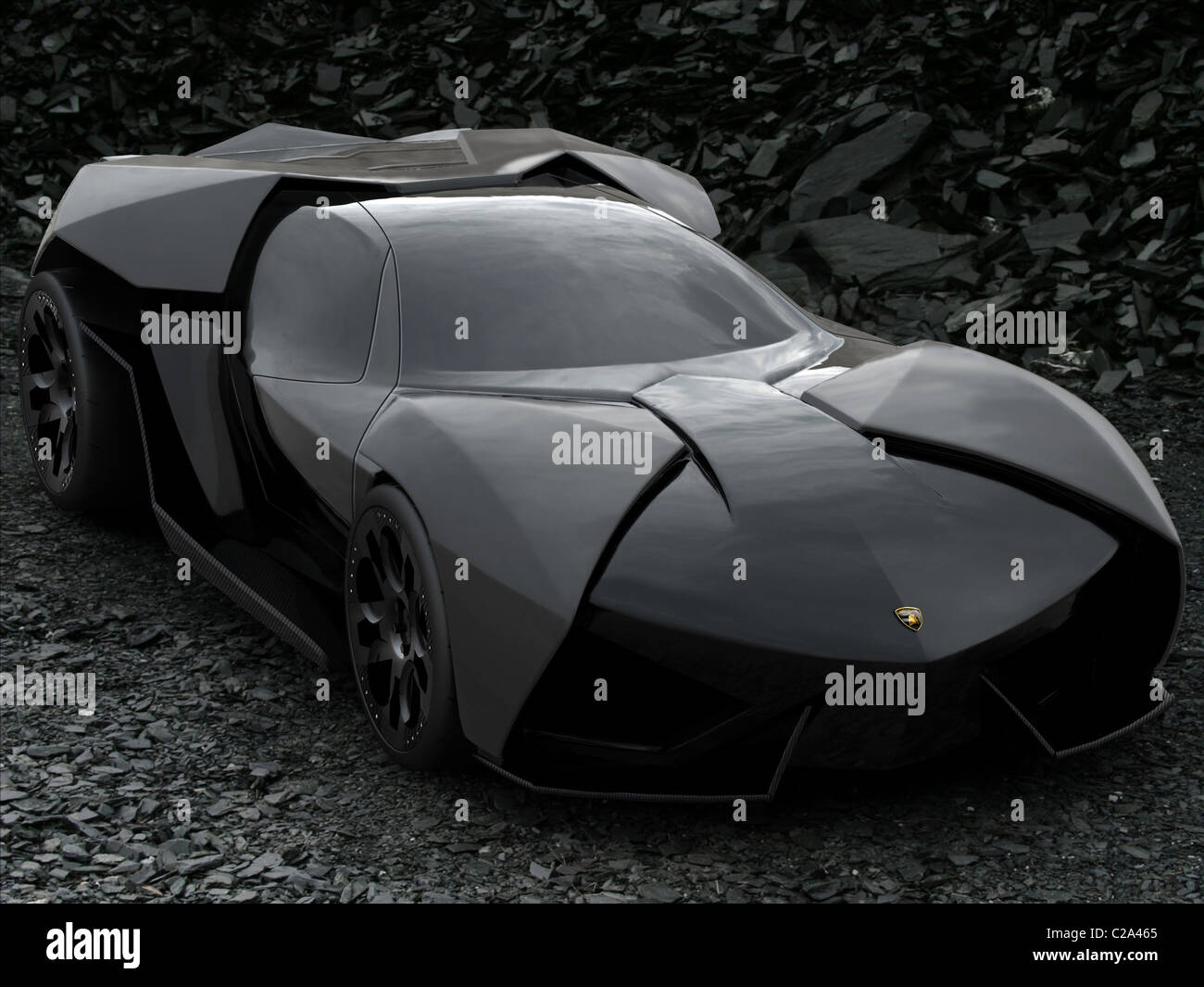 Lamborghini's Batmobile Designers at Lamborghini have come up with a ...