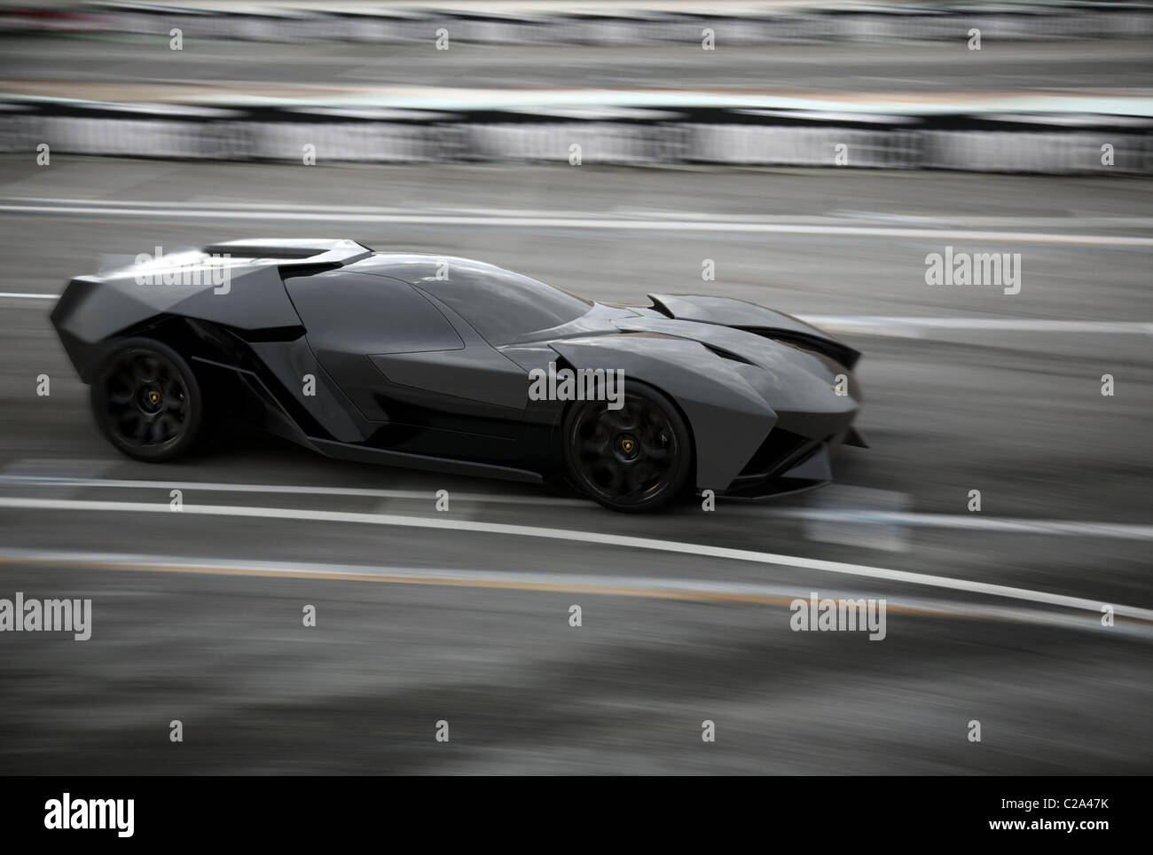 Lamborghini's Batmobile Designers at Lamborghini have come up with a ...