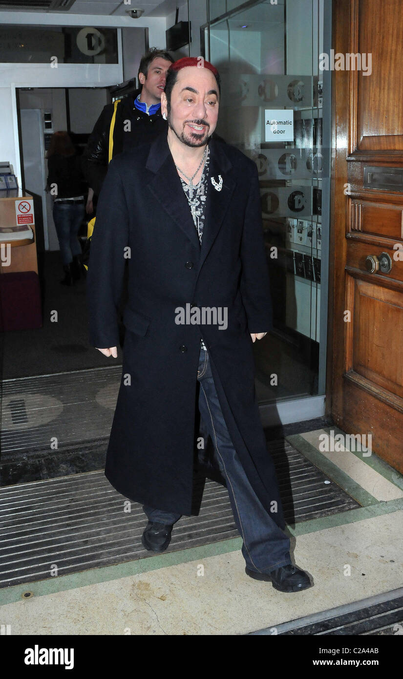 David Guest leaves the BBC Radio 1 studios London, England - 23.12.09 ...