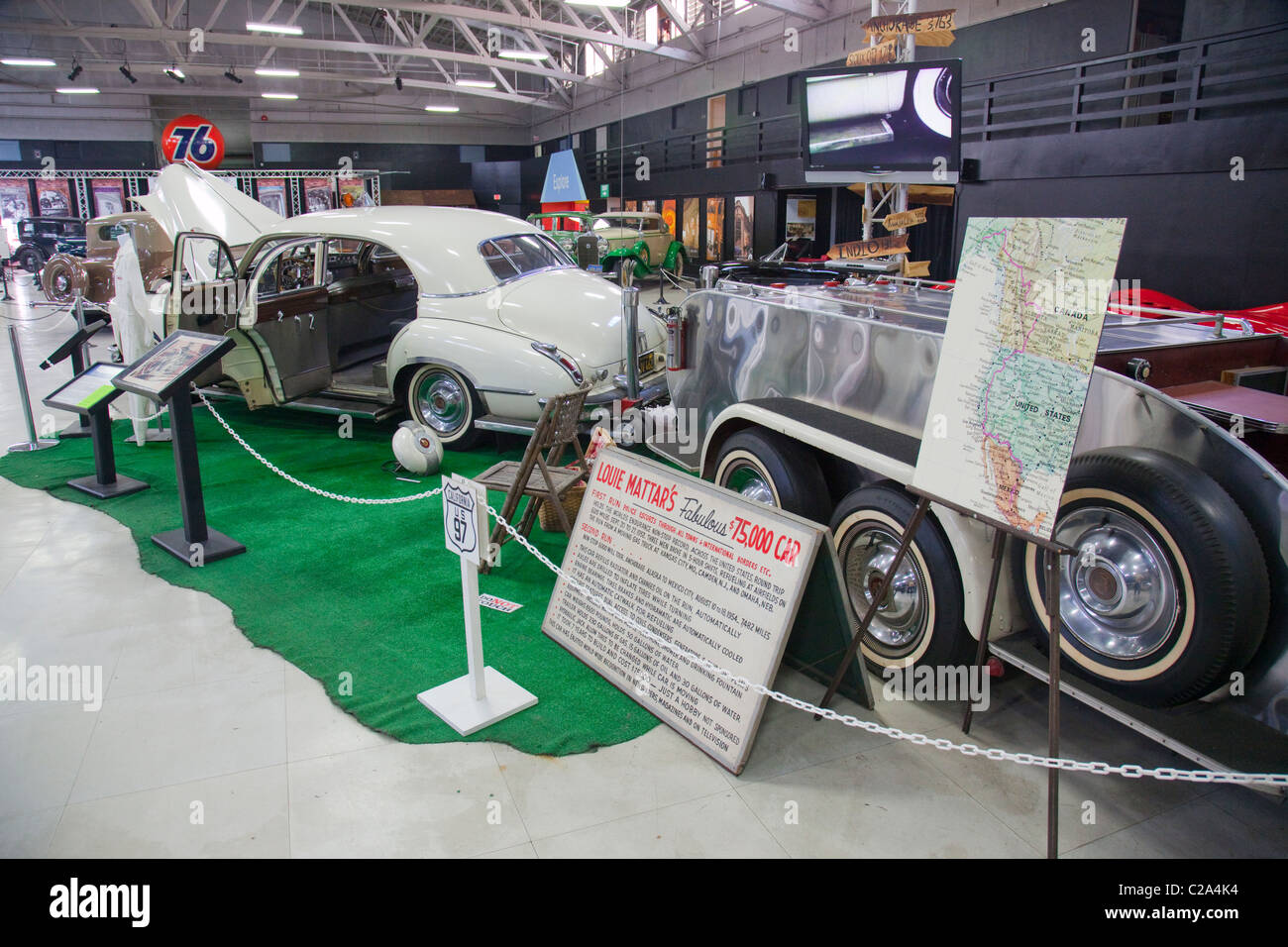 San Diego Automotive Museum exhibition Stock Photo - Alamy