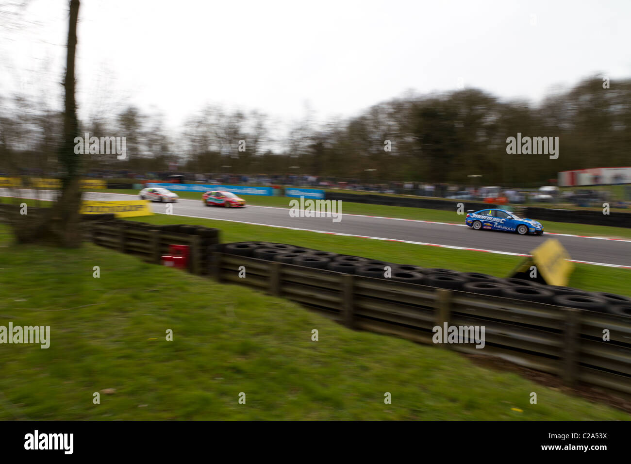 A touring car racing at Brand Hatch 2011 Stock Photo - Alamy